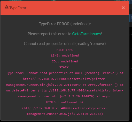 Import Printers race condition · Issue #1064 · OctoFarm/OctoFarm · GitHub