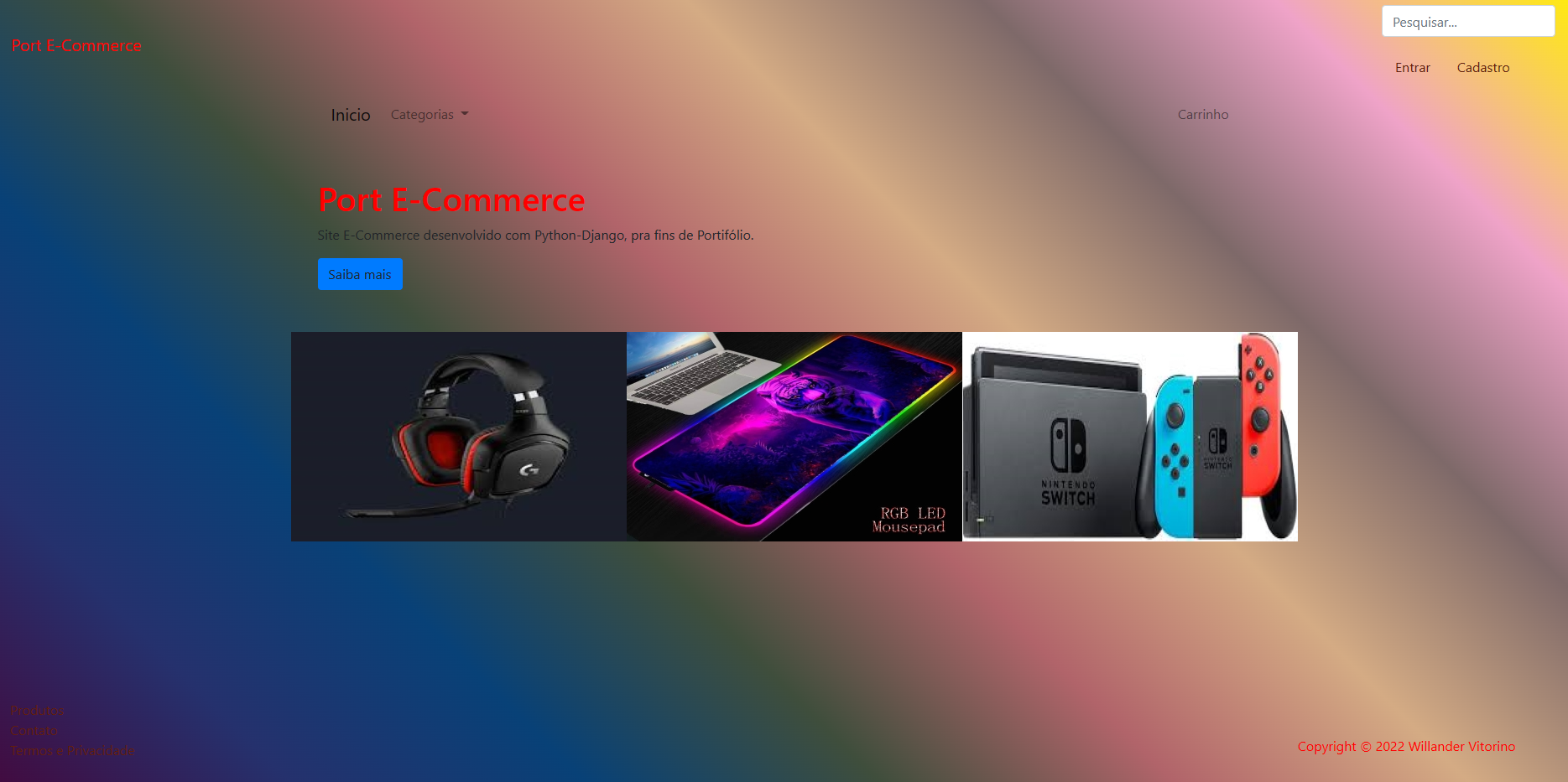 GitHub - Willanderdev/Django_Ecommerce: Repositório pra guardar o script de um Ecommerce ...