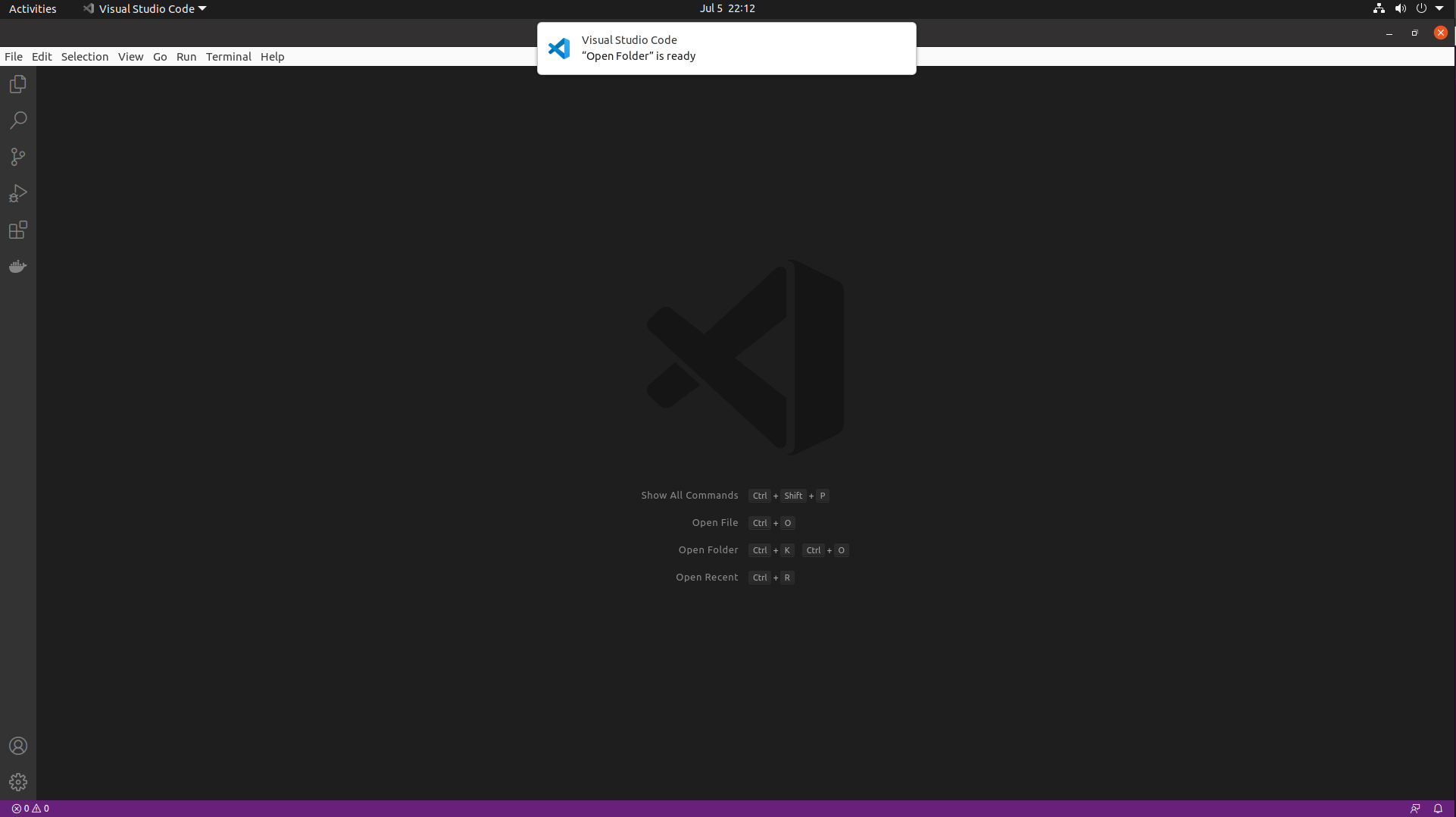 Open Folder Dialog Box Issue · Issue #154214 · microsoft/vscode · GitHub