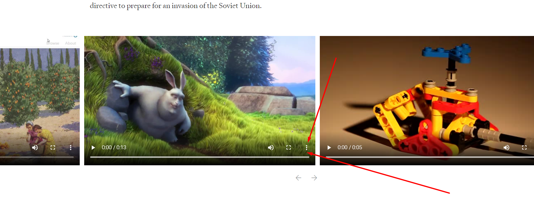 Full screen video inside a Slick Slider - causes the slick slider to ...