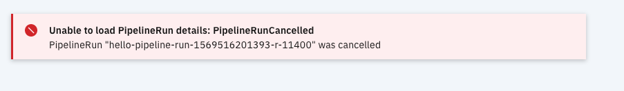 Should Not Error On Rebuild Of A Cancelled Pipelinerun · Issue 577 · Tektoncddashboard · Github