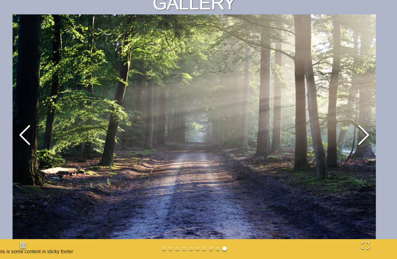 Image Gallery Goes Over Other Components · Issue 677 · Xiaolin React Image Gallery · Github