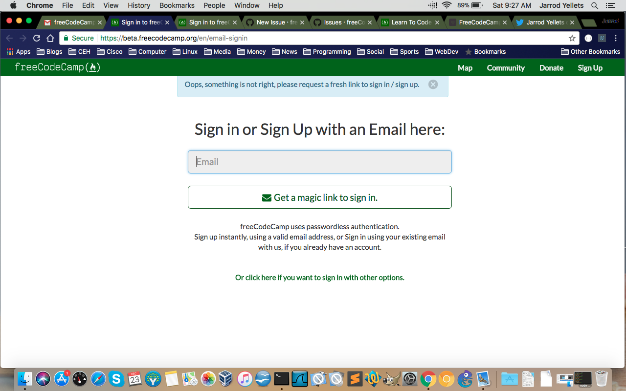 Unable to sign in · Issue #16290 · freeCodeCamp/freeCodeCamp · GitHub