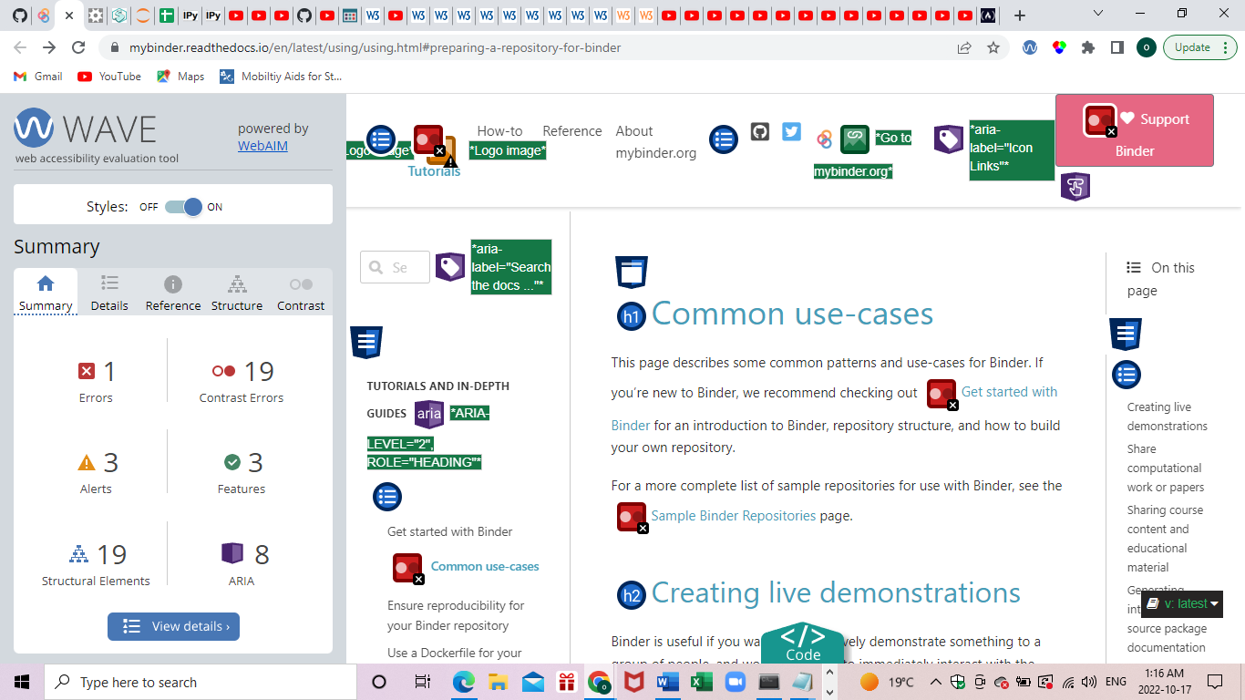 accessibility: Specific Suggestions for the mybinder page improvement. · Issue #92 · jupyterhub ...