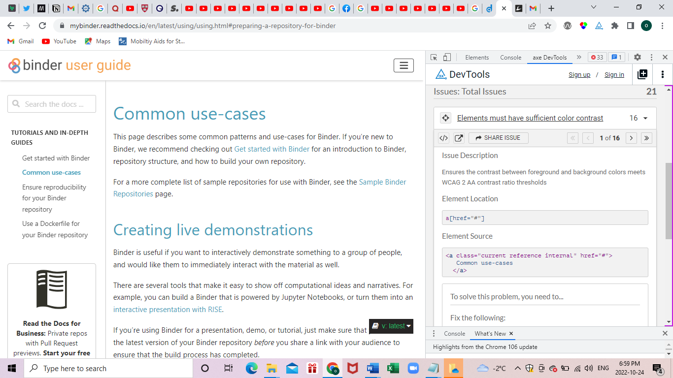 accessibility: Specific Suggestions for the mybinder page improvement. · Issue #92 · jupyterhub ...
