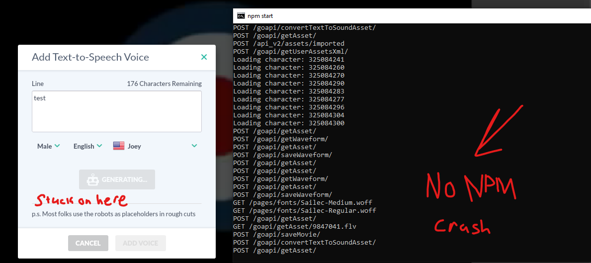 *BETA* TTS Voice Does Not Go Through All the Way · Issue #39 · wrapper-offline/wrapper-offline ...