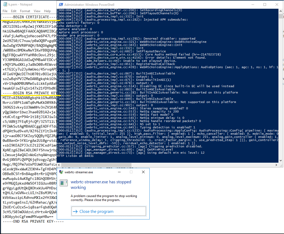 Cannot stream over HTTPS · Issue #406 · mpromonet/webrtc-streamer · GitHub