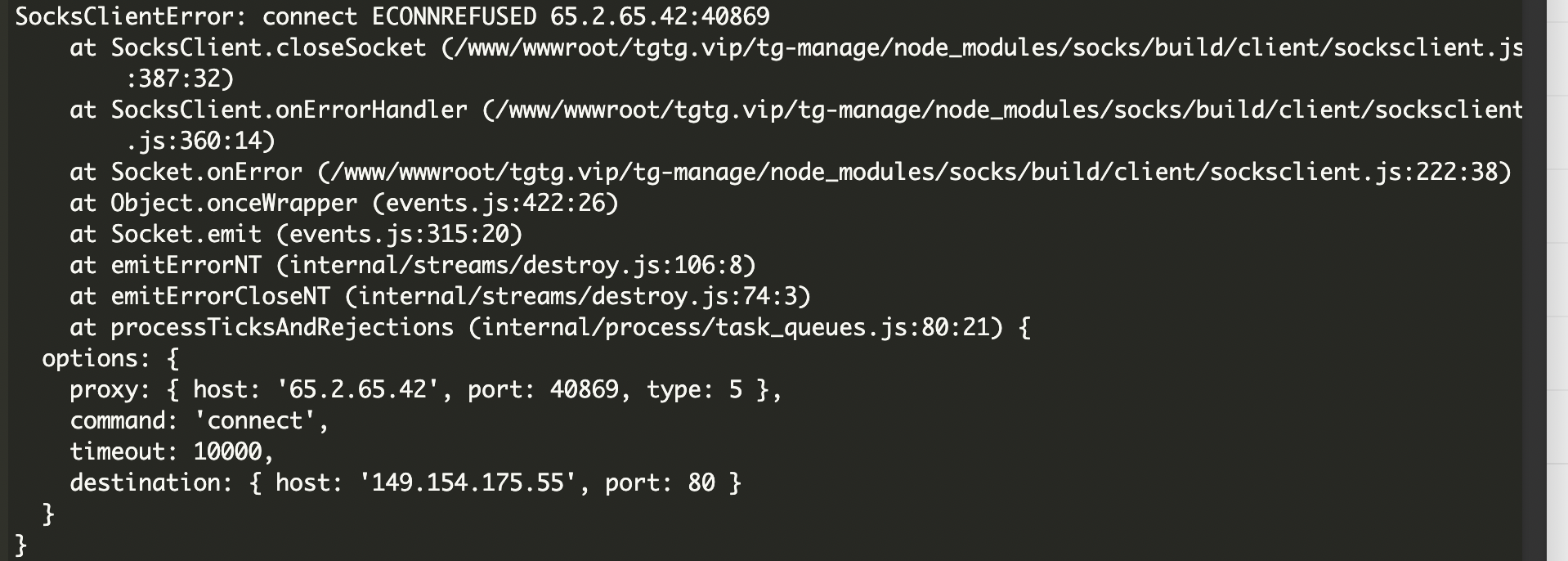 connect close · Issue #201 · gram-js/gramjs · GitHub