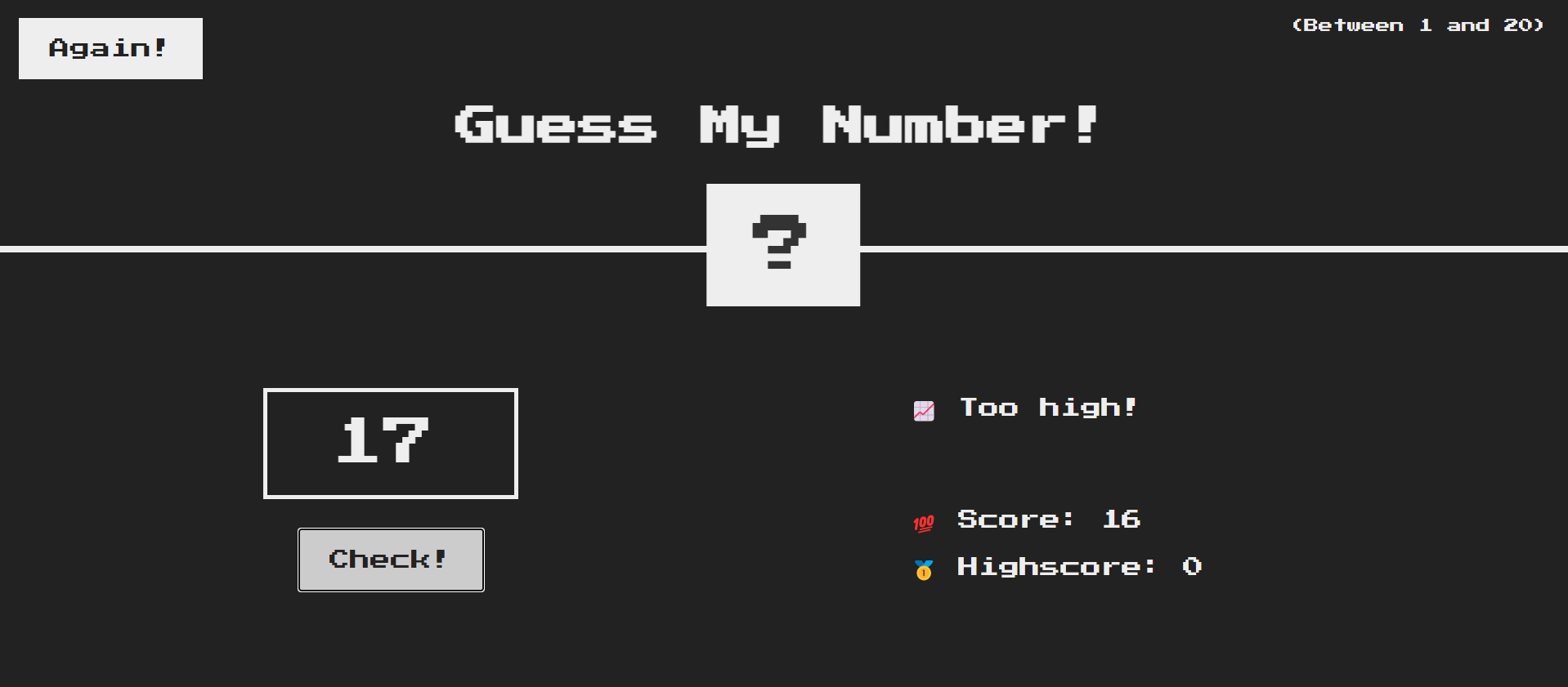 GitHub - prashantpuri112/Guess-My-Number: Working Demo of the Project ...