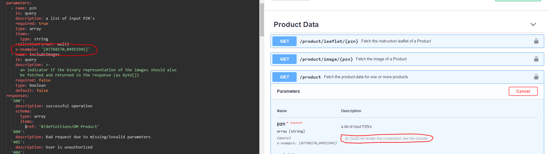 Apiparam Problem Rendering String Example Value In Swagger Editor · Issue 2703 · Swagger 