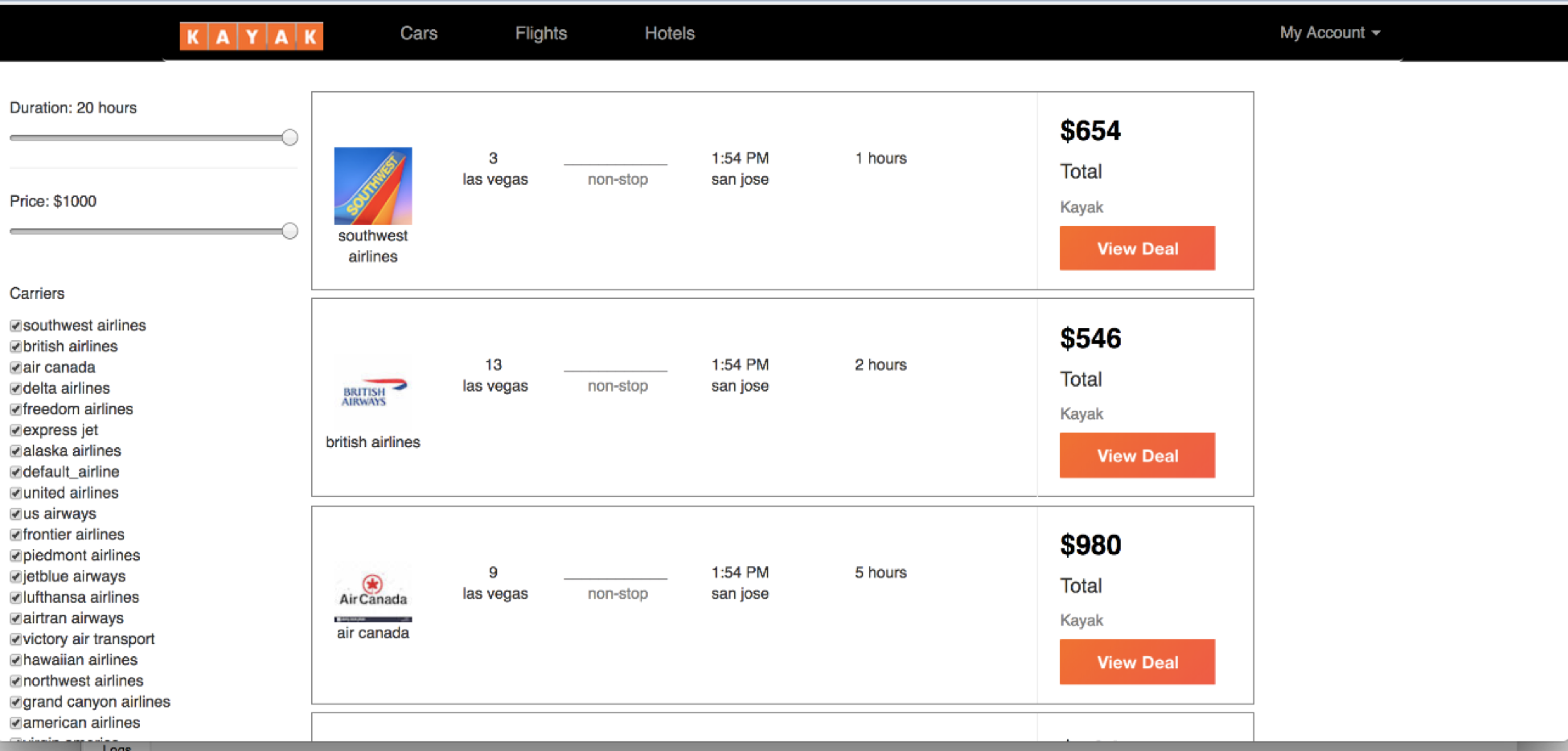 GitHub - akashgupta2903/Kayak-Prototype