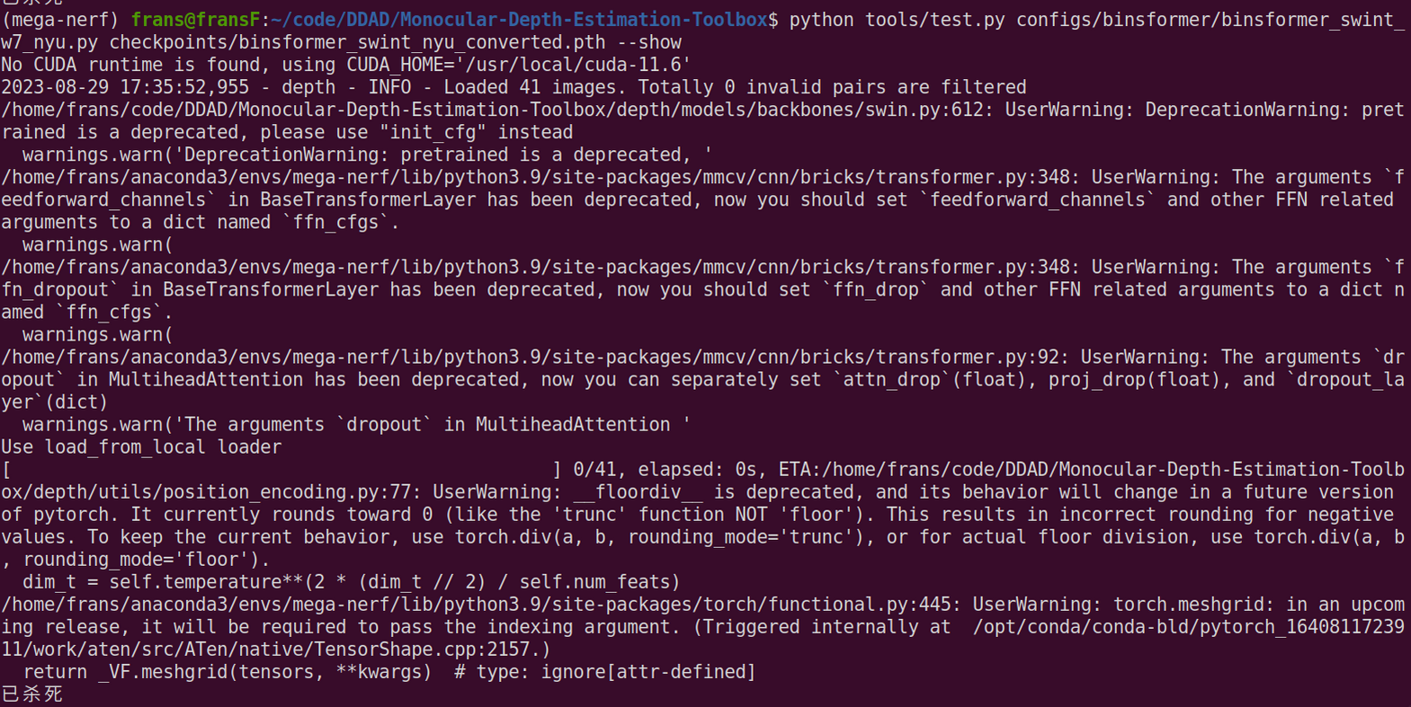 Custom Dataset Problem · Issue 89 · Zhyever Monocular Depth Estimation Toolbox · Github