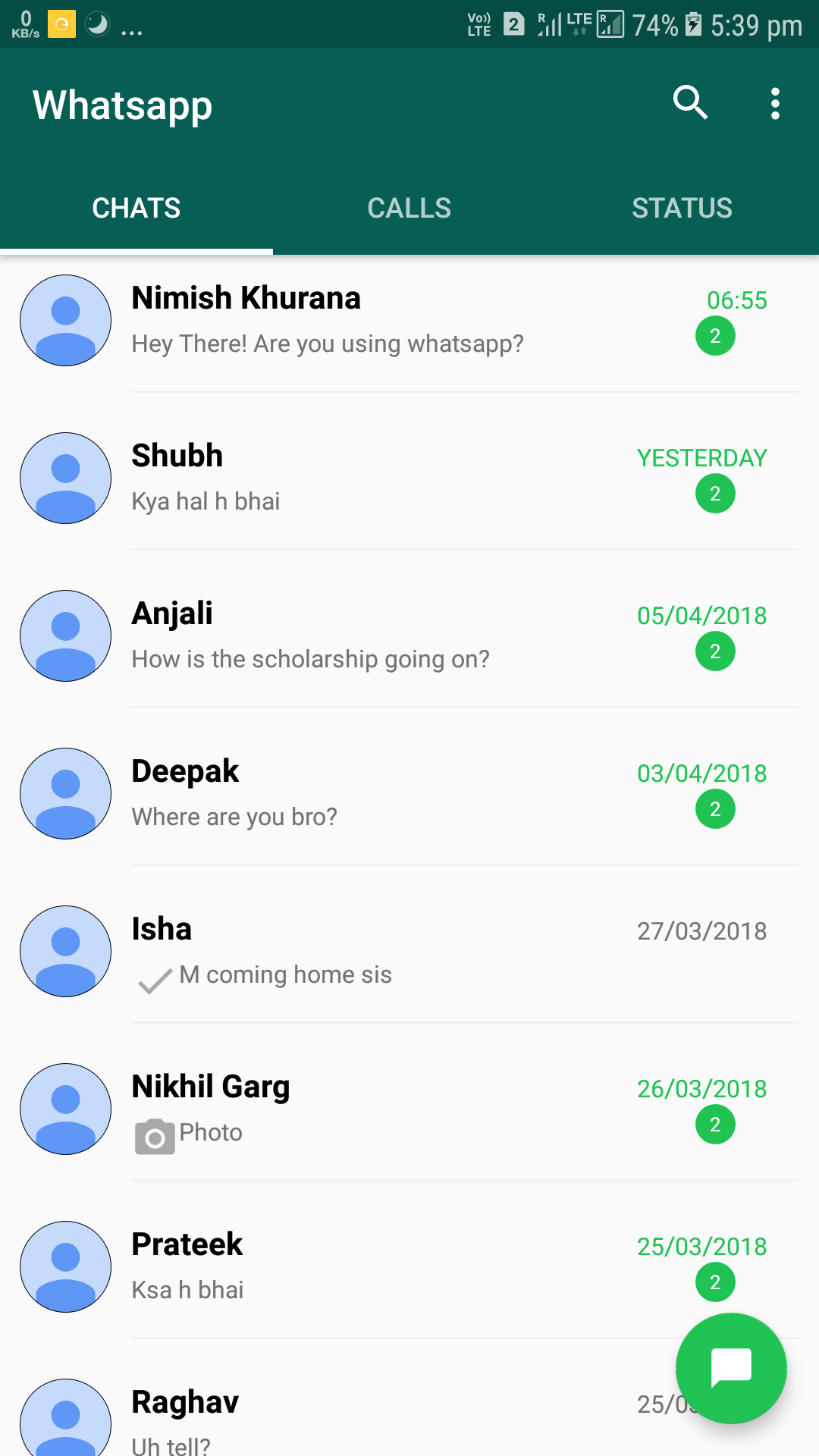GitHub - Nimishkhurana/WhatsappClone