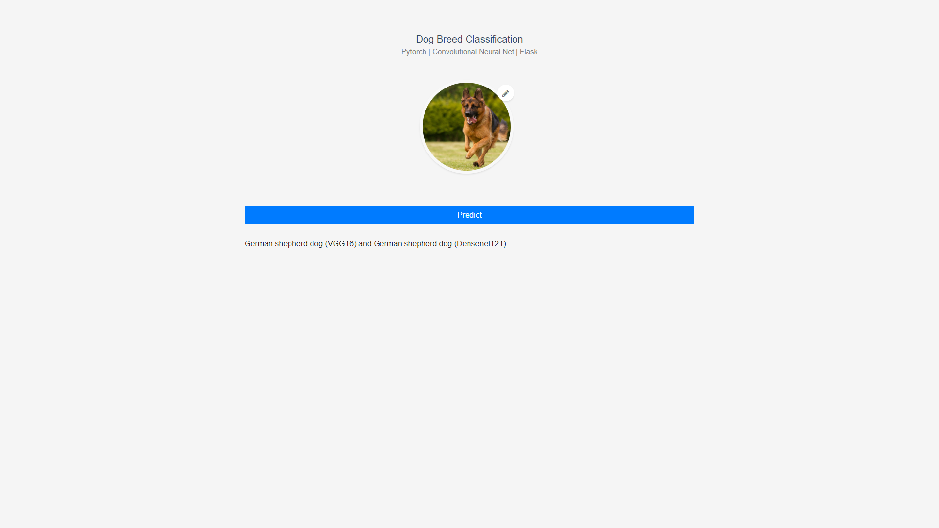 GitHub - Nimishkhurana/Dog-Breed-Classifier: Flask web app to predict the breed of dog using ...