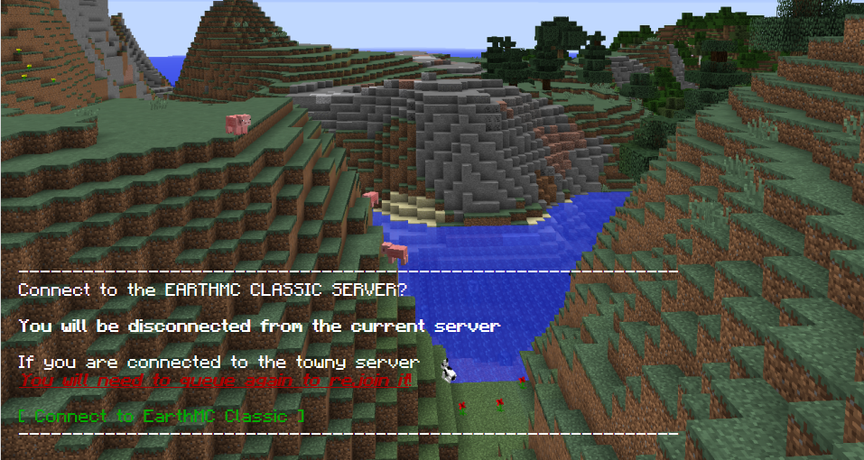 [Feature] Confirm joining to EarthMC Classic · Issue #665 · EarthMC/Issue-Tracker · GitHub