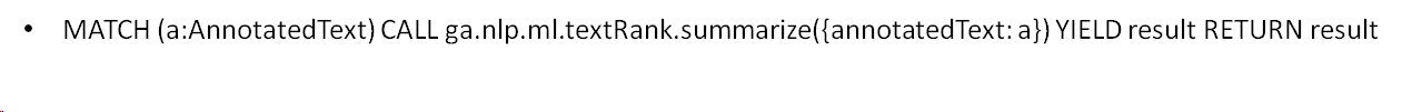 TextRank Summarization · Issue #142 · graphaware/neo4j-nlp · GitHub