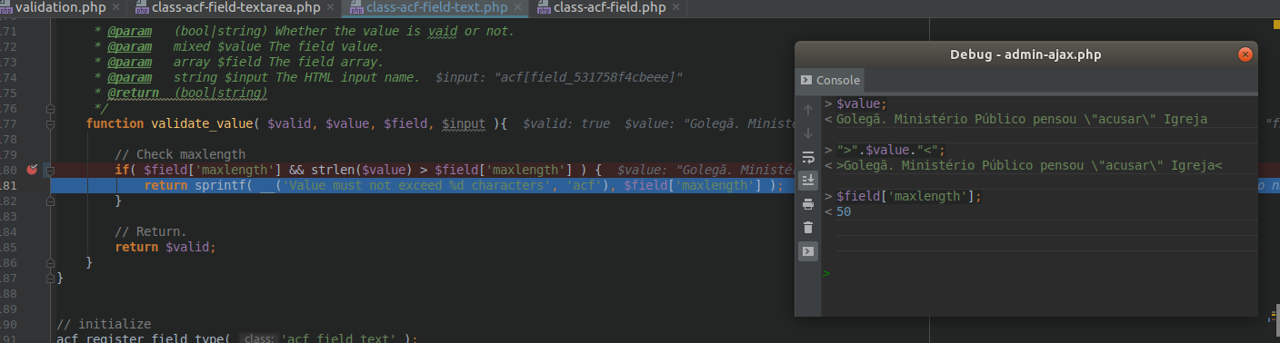 Wrong maxlength validation in text field and textarea · Issue #128 ...