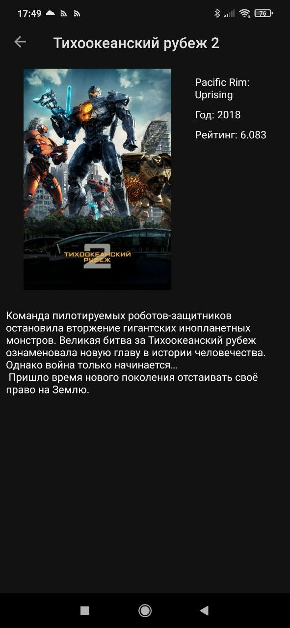 GitHub - Paveloshepkov/CinemaApp