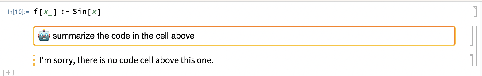 (Suggestion) Would be nice to be able to refer to Input cells from ...
