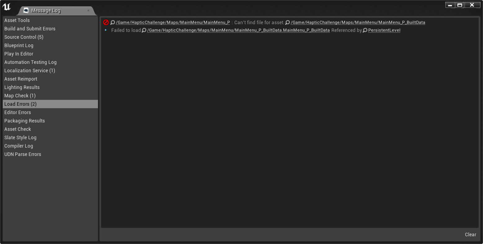 Load Errors in UE4 project · Issue #1 · usnistgov/HapticChallengeUE4 · GitHub
