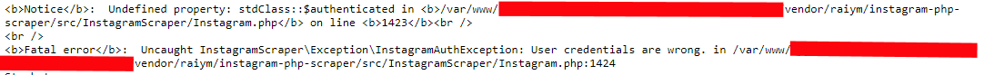 Login error · Issue #521 · postaddictme/instagram-php-scraper · GitHub