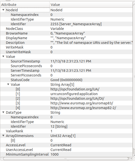 Namespace index miss-match between generated code and runtime · Issue #2186 · open62541 ...