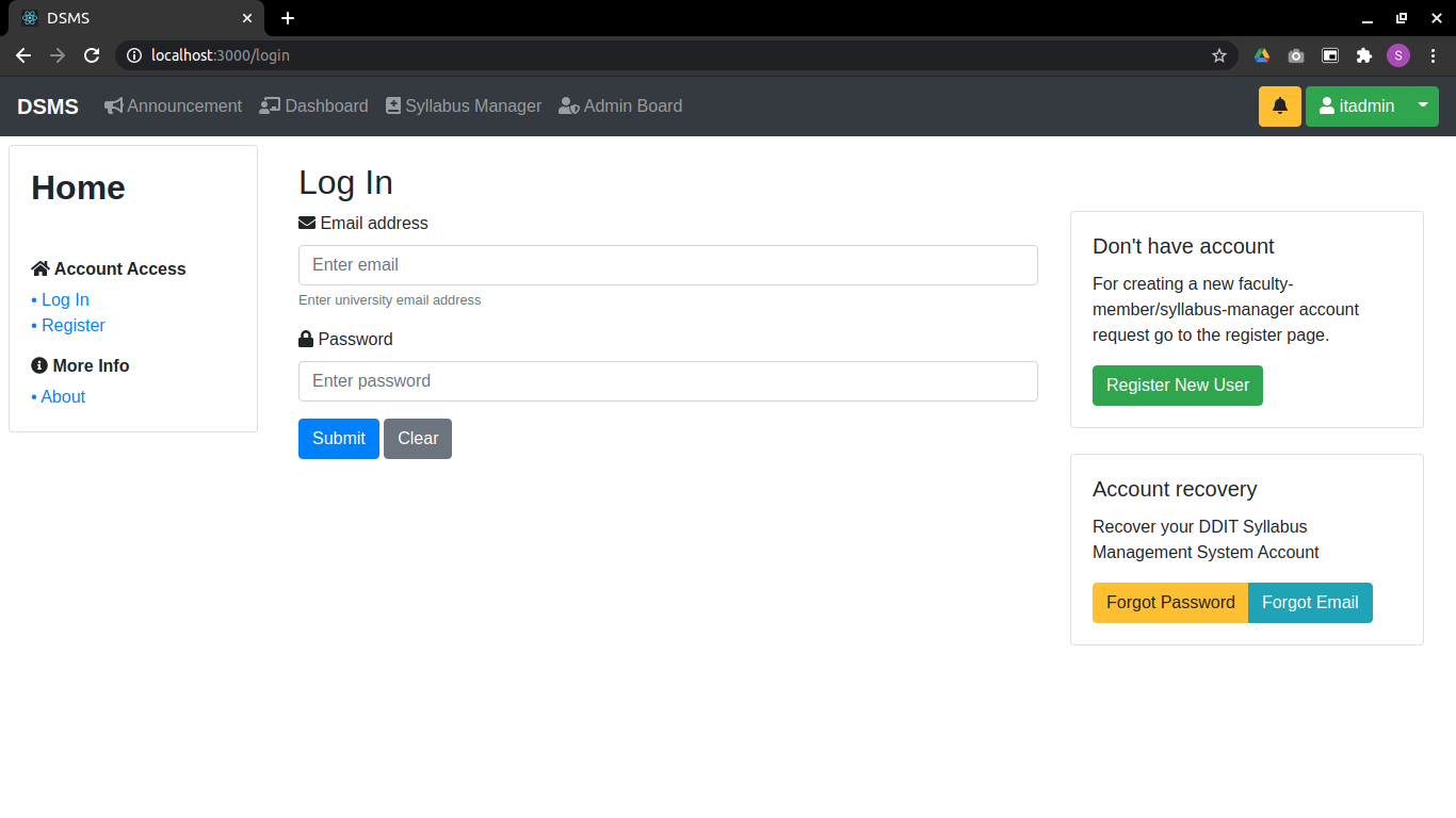 GitHub - sameep-baraiya/syllabus-management-system: DDIT Syllabus Management System for managing ...