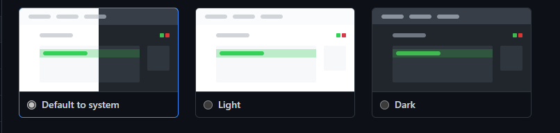 Ability to set the theme mode from the user menu · Issue #7961 ...