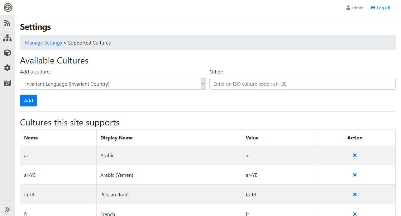 Organize headers in the admin site pages · Issue #3688 · OrchardCMS ...