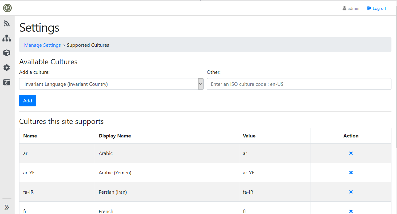 Organize headers in the admin site pages · Issue #3688 · OrchardCMS ...