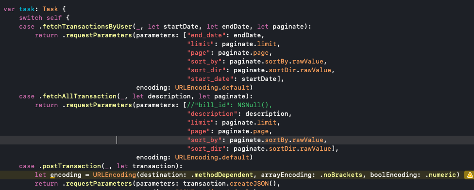 How to send String JSON Array as parameter? · Issue #467 · Moya/Moya · GitHub