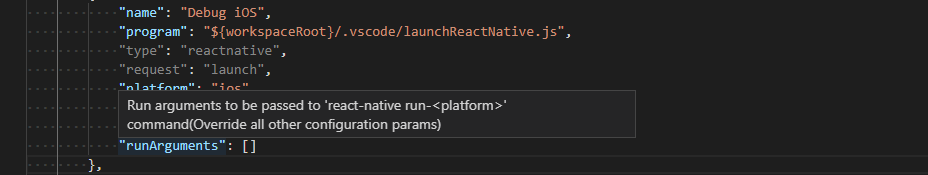 Debugger ignoring scheme argument · Issue #989 · microsoft/vscode-react-native · GitHub