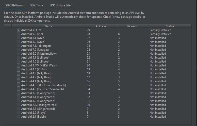 Command Failed Adb S Emulator 5554 Shell Getprop Ro Build Version Sdk · Issue 1026