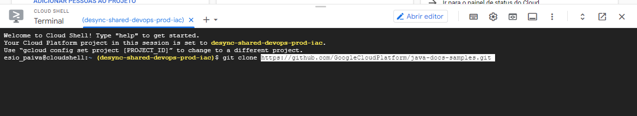 GitHub - esiopaiva/desafio-dio-utilizando-cloud-shell: Repositório do capítulo "Google Cloud ...