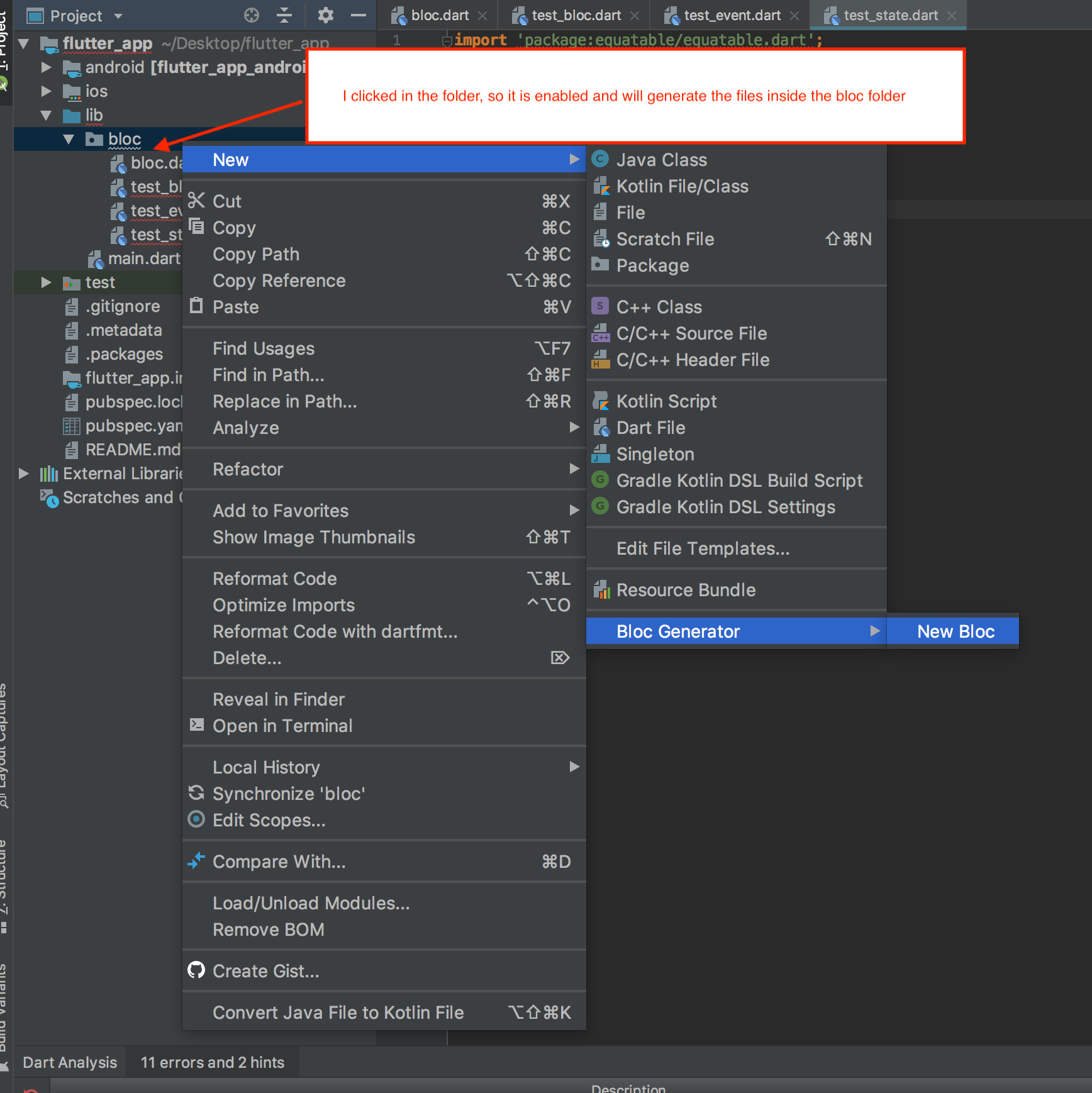 bloc Android plugin disabled · Issue #158 · felangel/bloc · GitHub