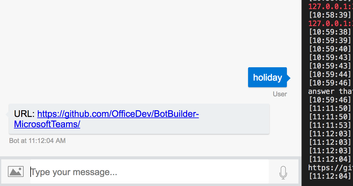 MicrosoftTeams channel doesn't recognize URL's · Issue #130 · OfficeDev/BotBuilder ...