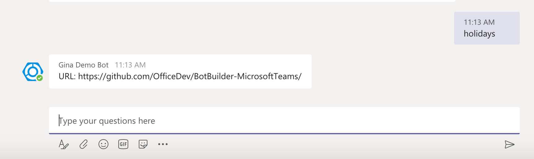 MicrosoftTeams channel doesn't recognize URL's · Issue #4813 · microsoft/botframework-sdk · GitHub