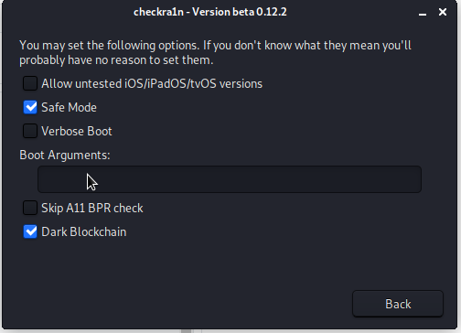 Checkra1n stock at booting, unable to jailbreak · Issue #2011 · checkra1n/BugTracker · GitHub