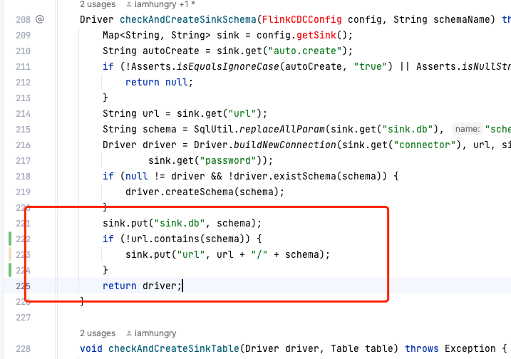 [Bug] 使用 CDCSOURCE 同步数据表时，如果存在多个 schema，JDBC 连接拼接错误 · Issue #1914 · DataLinkDC/dinky · GitHub