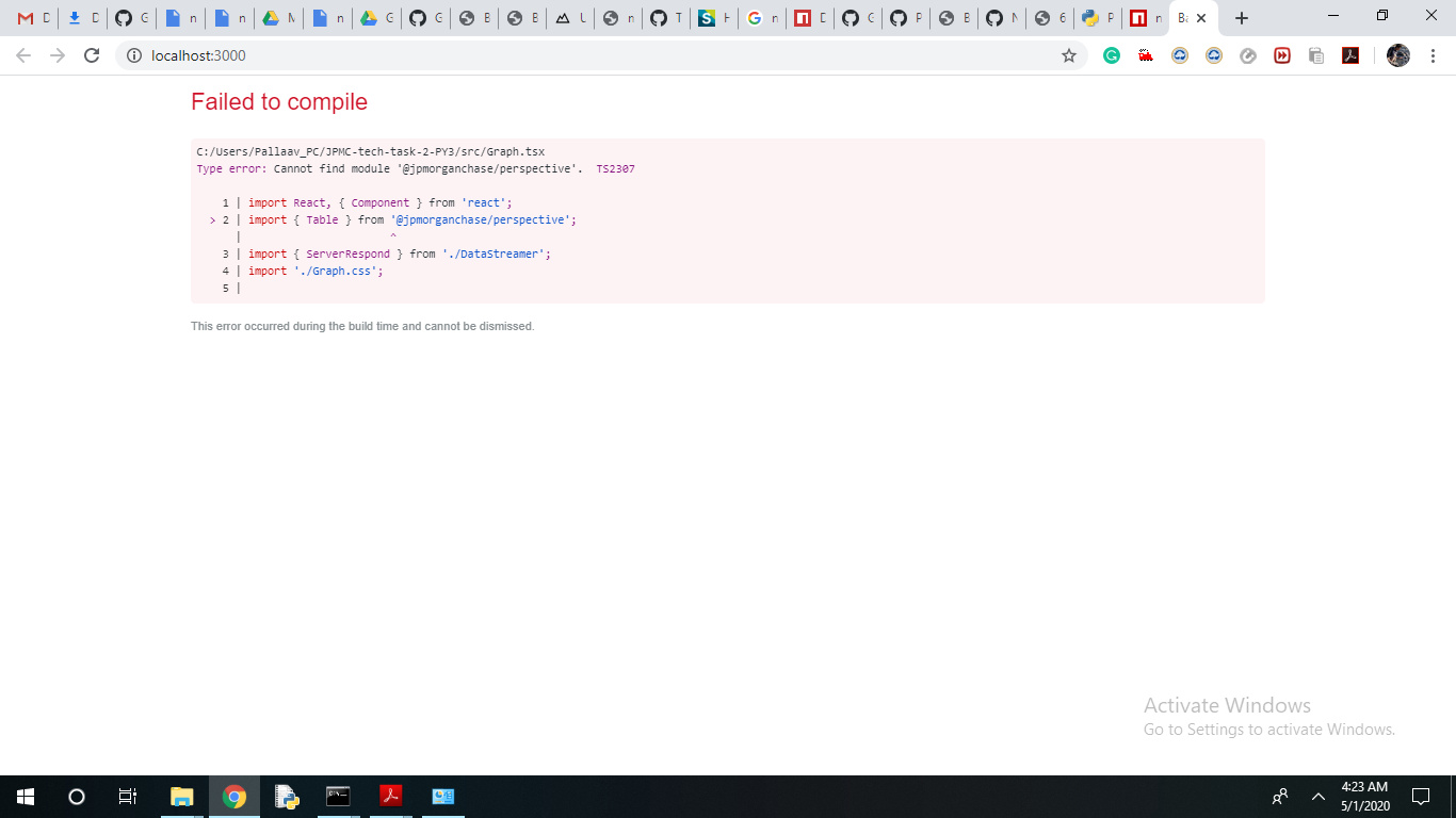 Failed To Compile Error · Issue 102 · Insidesherpajpmc Tech Task 2 Py3 · Github