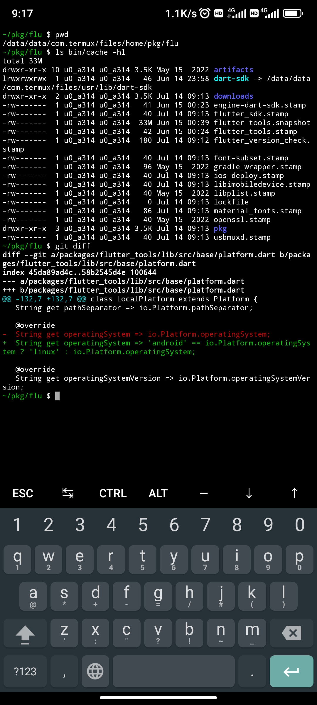 Flutter sdk for Termux · Issue #5798 · termux/termux-packages · GitHub
