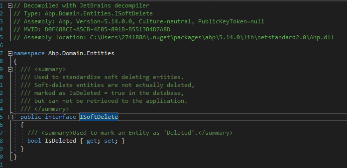 filter `ISoftDelete` has stopped working with the release of `3.3.0-rc.1` · Issue #5837 ...