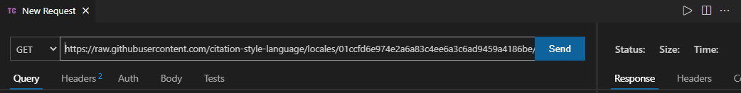 Make input URL friendly to edit · Issue #308 · thunderclient/thunder-client-support · GitHub