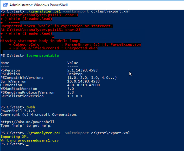 the powershell script is not compatible with Powershell 5.1 · Issue #81349 · MicrosoftDocs/azure ...