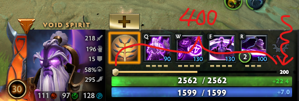 Abaddon casting Aphotic shield on an already shielded unit displays the ...