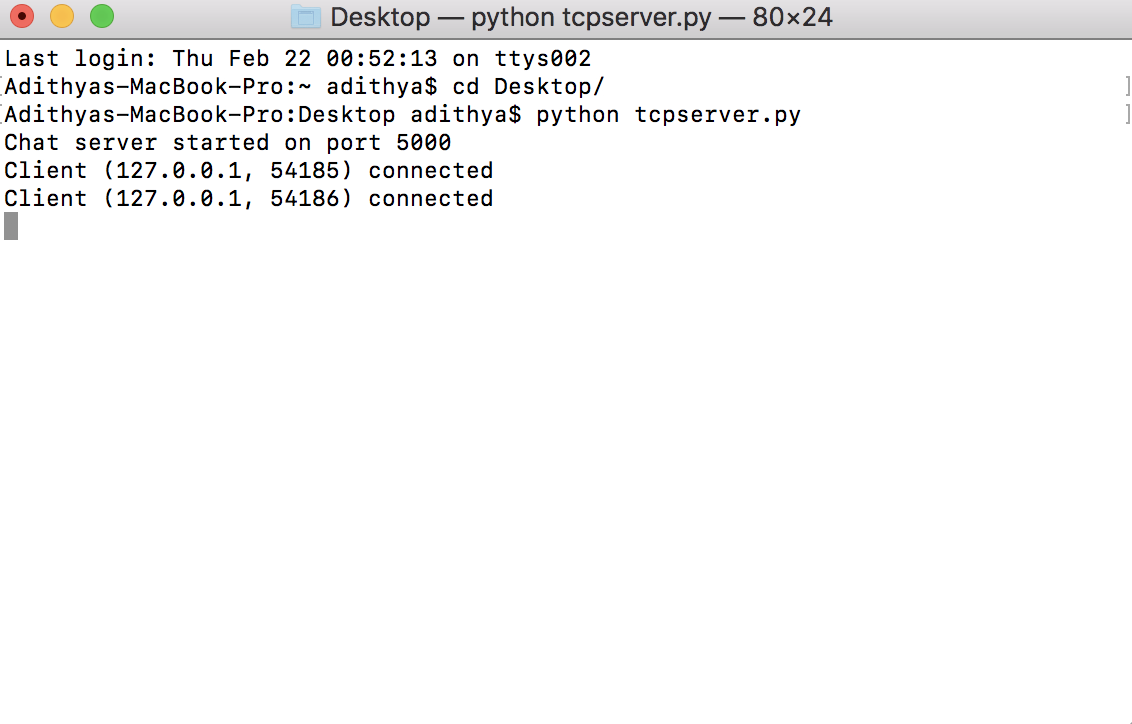 GitHub - adithya1995/client_server_chatroom: A simple multi-user messaging application where ...