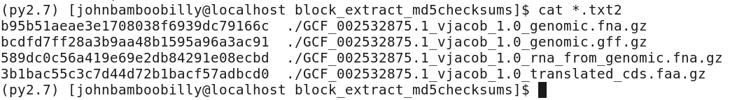 Building block: block_extract_md5checksums · Issue #22 · NAL-i5K/Organism_Onboarding · GitHub
