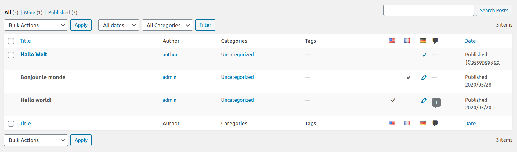 Display the flags on post list · Issue #515 · polylang/polylang · GitHub