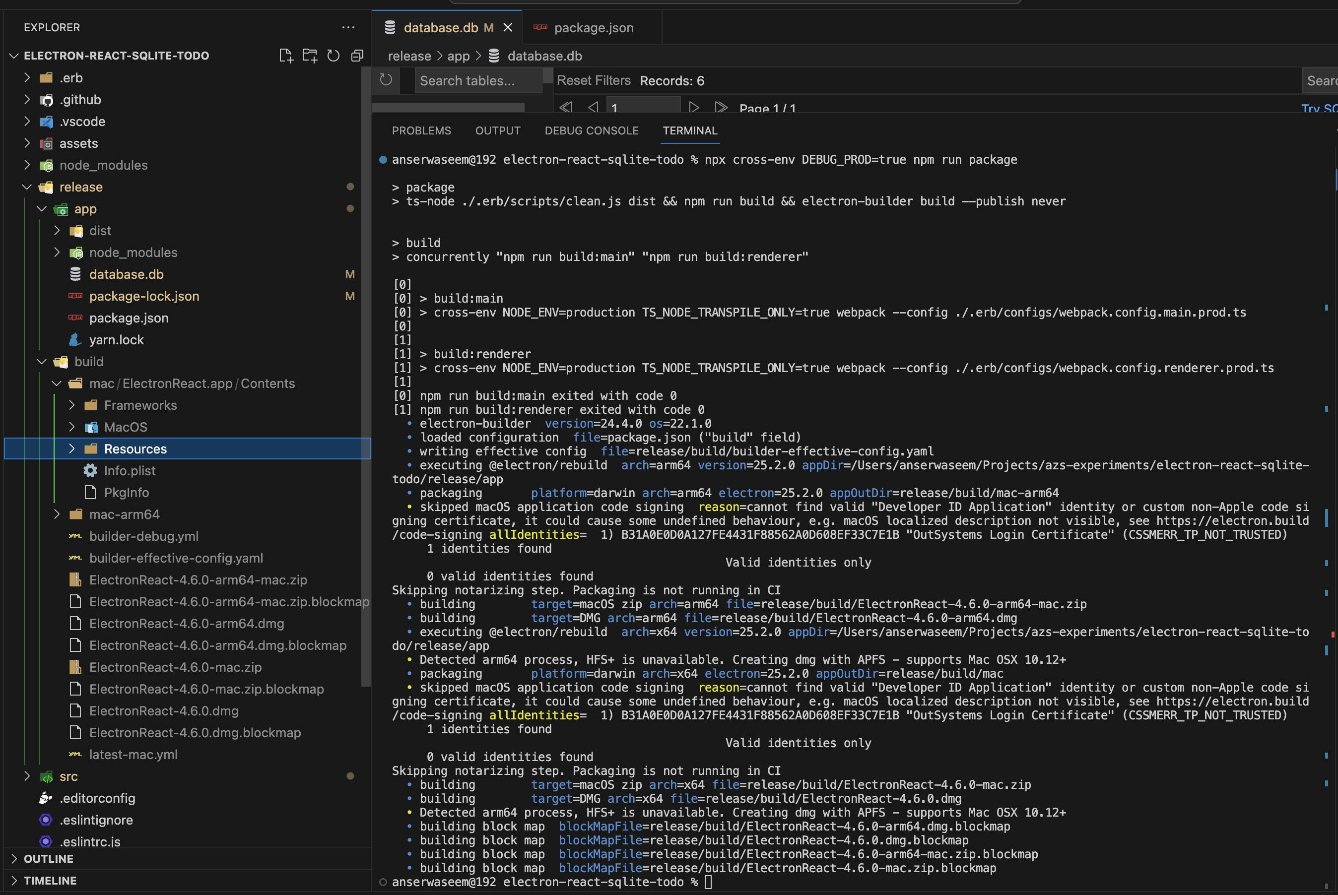 how to properly package the app · Issue #3 · tuliocll/electron-react-sqlite-todo · GitHub