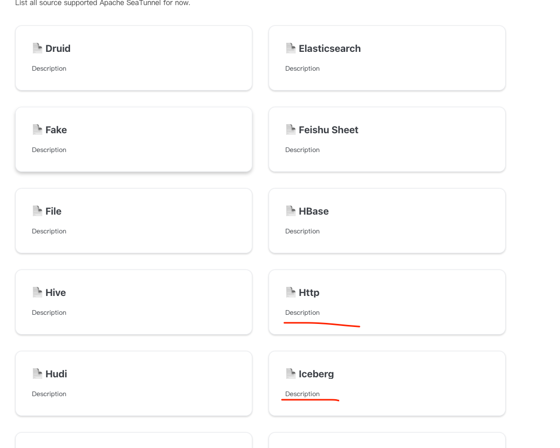 [Doc][Connector/Transform] Connector/Transform document have some empty description · Issue ...